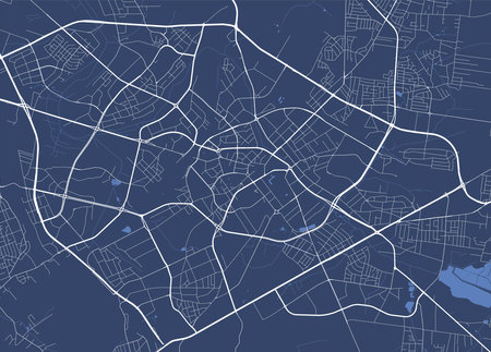 Vector of Detailed map of Bialystok city - ID:1-161392726 - Royalty ...