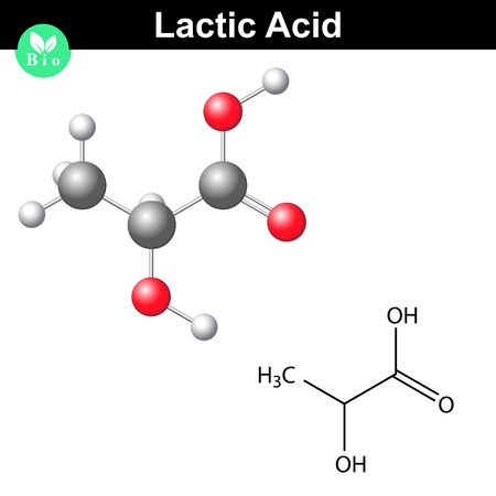 Vecteur de Lactic acid molecule, lactate, - ID:44980530 - image libre ...