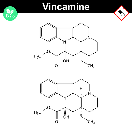 Vector of Vincamine drug molecular - ID:1-64180822 - Royalty Free Image ...