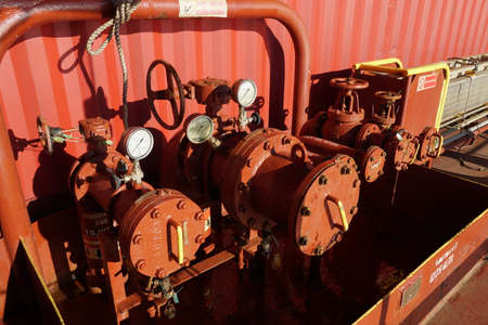 Photo of Bunker station with pipes and - ID:1-179833390 - Royalty Free ...