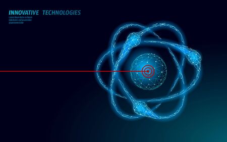 3D atom accelerator particle collider. Science physics atomic power ...