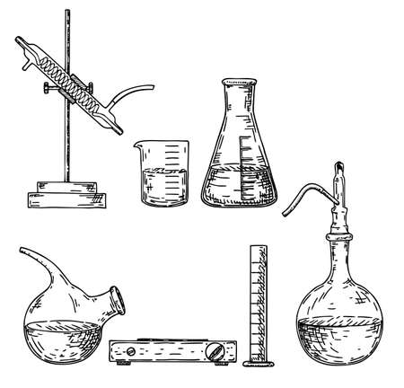 Vector of Laboratory equipment hand - ID:183559794 - Royalty Free Image ...