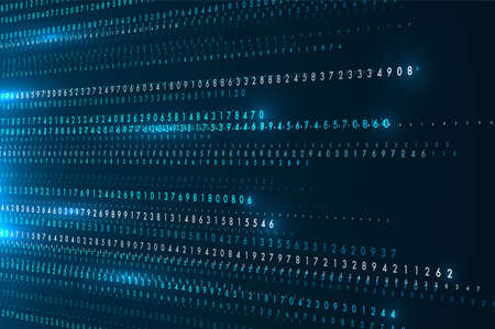 Big data transfer concepts in internet. Abstract virtual stream ...