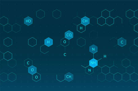 Vector of Formula molecular structure. - ID:1-172434505 - Royalty Free ...