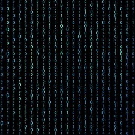 Vector of Matrix binary code background. - ID:114462976 - Royalty Free ...