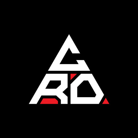 Vector of CRO triangle letter logo - ID:1-175394894 - Royalty Free ...