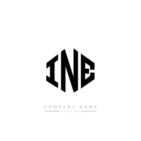 Vector of INE letter logo design with - ID:1-189212361 - Royalty Free ...