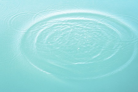Circles on the water. Five rings with the sparkles of the sun - Stock ...