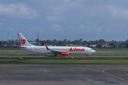 Photo of Lion Air plane on a runway of - ID:1-60278433 - Royalty Free ...