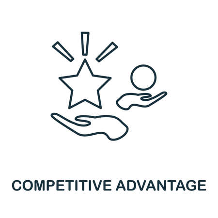 Vector of Competitive Advantage icon. - ID:1-164050727 - Royalty Free ...