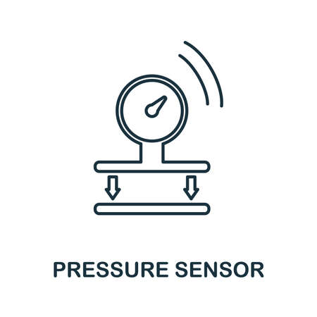 Vector of Pressure Sensor icon. Simple - ID:1-165414777 - Royalty Free ...