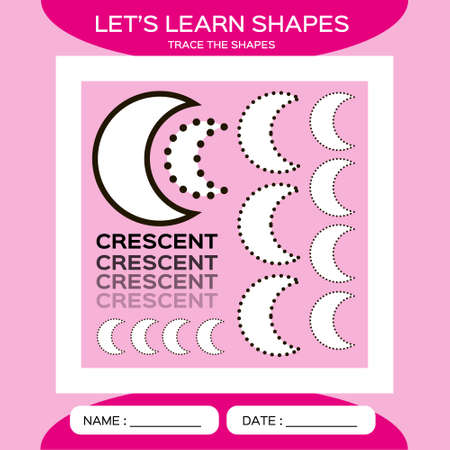 Vector of Crescent. Basic geometric - ID:1-172464877 - Royalty Free ...