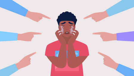 Vector of Concept illustration of shame, - ID:1-172304067 - Royalty ...