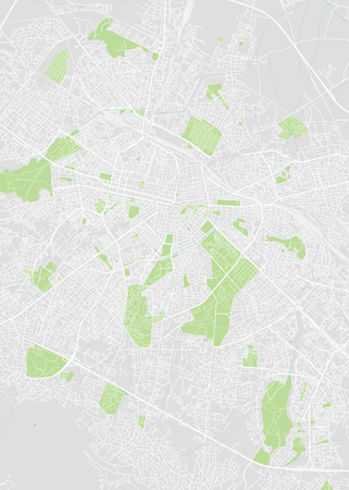 Vector of Sofia city plan, detailed - ID:1-123721471 - Royalty Free ...