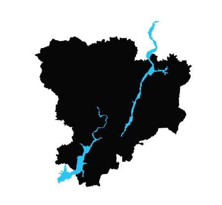 Vector of Volgograd Oblast map, vector - ID:1-61925156 - Royalty Free ...