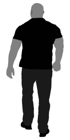 Vector of Bouncer walking vector - ID:128016636 - Royalty Free Image ...