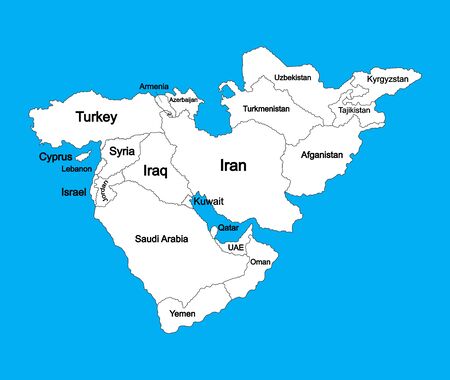 Vector of Editable blank vector map of - ID:1-128225904 - Royalty Free ...