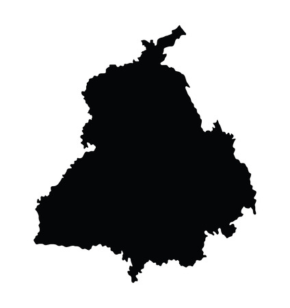Vector of Punjab, India, vector map - ID:1-72811761 - Royalty Free ...