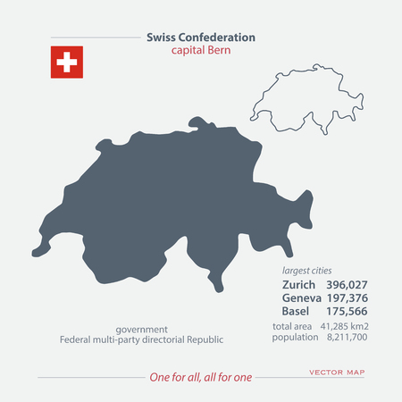 Vector of Swiss Confederation isolated - ID:1-57957733 - Royalty Free ...