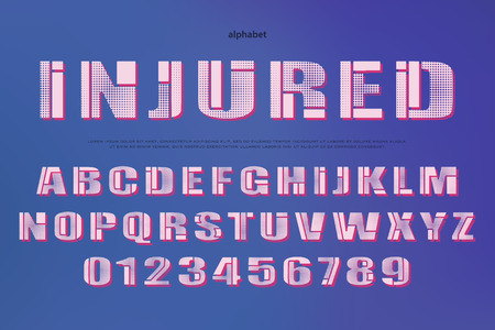 Vector of industrial style alphabet - ID:1-64832262 - Royalty Free ...