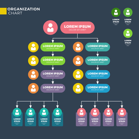 Vector of Business organizational - ID:1-89138294 - Royalty Free Image ...