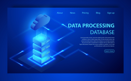 Vector of Concept of big data processing - ID:1-109882641 - Royalty Free Image - Stocklib