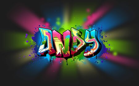 Photo of Andy Name text Graffiti Word - ID:1-149399561 - Royalty Free ...