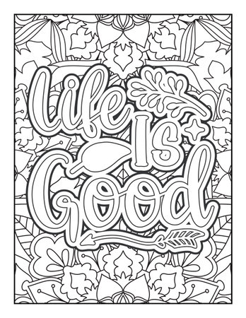 Motivational quotes coloring page. Inspirational quotes coloring page ...