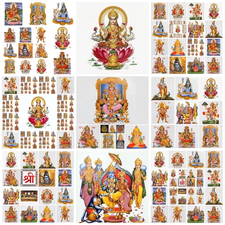 Photo of collage with hindu gods as: - ID:1-11958945 - Royalty Free ...