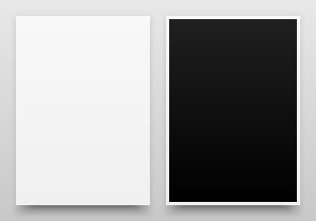 Vector of A2 posters realistic template, - ID:1-57757404 - Royalty Free ...