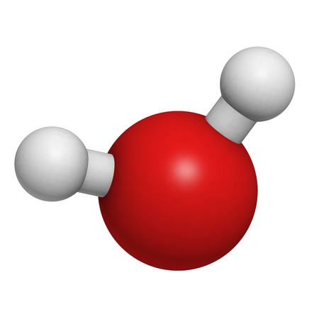 Photo of Chemical structure of a water - ID:14478485 - Royalty Free ...