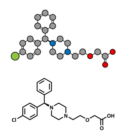 Vector of Cetirizine (levocetirizine) - ID:1-28862461 - Royalty Free ...