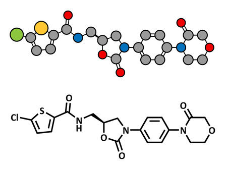 Vector of Rivaroxaban anticoagulant drug - ID:1-28862982 - Royalty Free ...