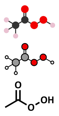 Vector of Peracetic acid (peroxyacetic - ID:1-50442402 - Royalty Free ...