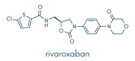 Vector of Rivaroxaban anticoagulant drug - ID:1-91297754 - Royalty Free ...
