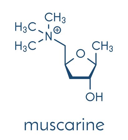 Vector of Muscarine mushroom toxin - ID:1-150278155 - Royalty Free ...