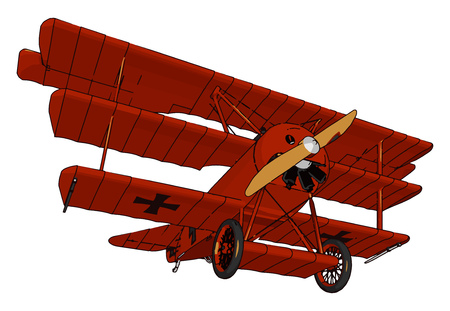 Vector of A triplane is a vintage - ID:1-123449398 - Royalty Free Image ...