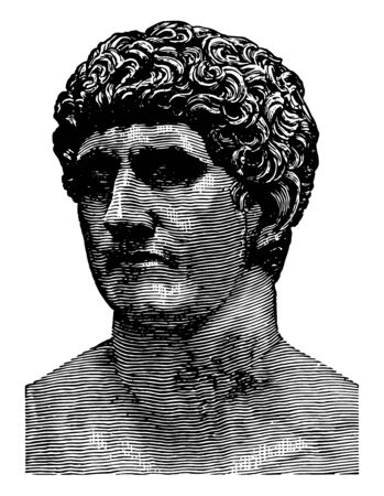 Vector of Bust of Mark Antony, a Roman - ID:1-133477922 - Royalty Free ...