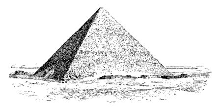 Vector of The Great Pyramid of Giza - ID:132819363 - Royalty Free Image ...