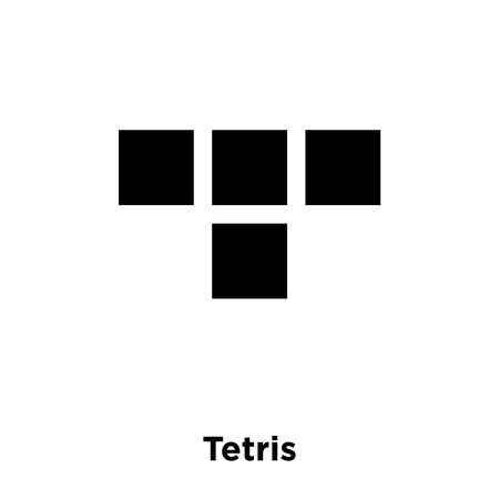 Vector of Tetris icon vector isolated on - ID:112279811 - Royalty Free ...
