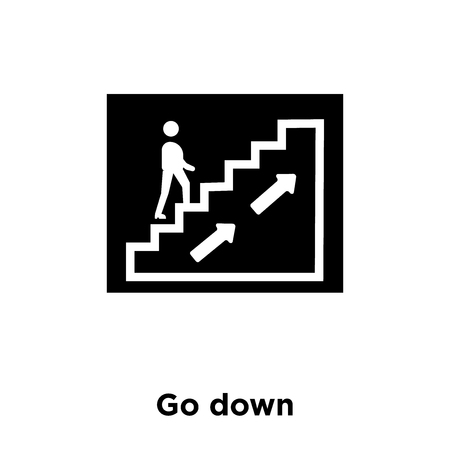 Vector of Go down icon vector isolated - ID:1-112280312 - Royalty Free ...