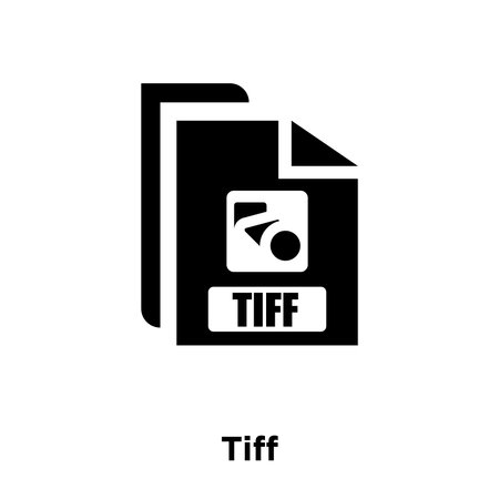 Vector of Tiff icon vector isolated on - ID:1-112625893 - Royalty Free ...