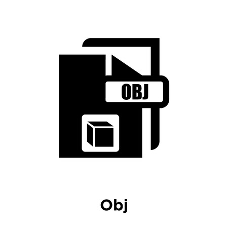 Vector of Obj icon vector isolated on - ID:1-112625069 - Royalty Free ...