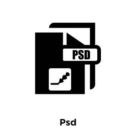Vector of Psd icon vector isolated on - ID:112628438 - Royalty Free ...
