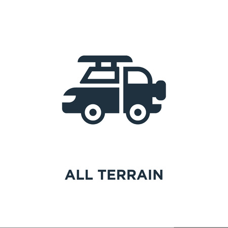 Vector of All terrain icon. Black filled - ID:1-112694242 - Royalty ...