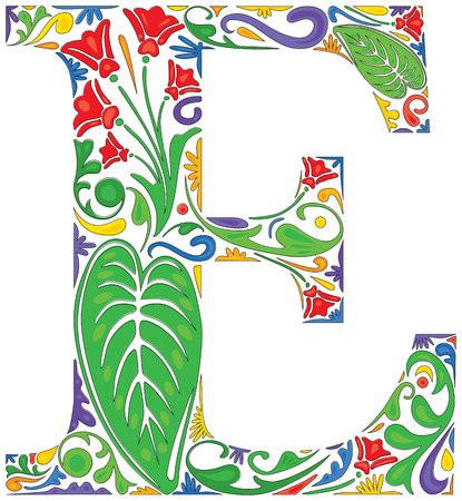 Fancy Capital Letter E