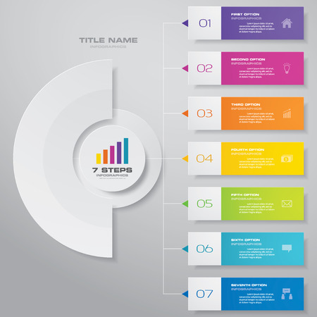 Vector of 7 steps simple&editable - ID:118397685 - Royalty Free Image ...