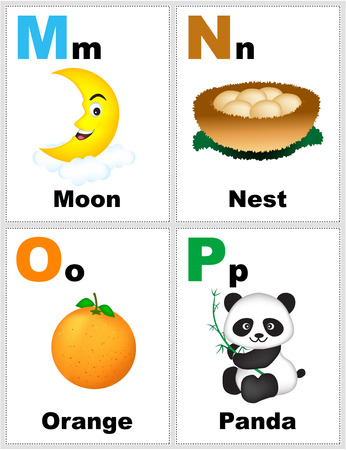 Alphabet Flashcards M P