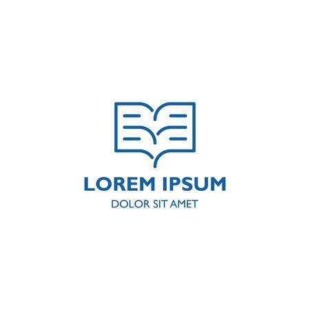 book. vector logo template - Stock Image - Everypixel