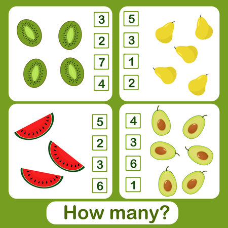 Vector of Educational counting math game - ID:1-168163411 - Royalty ...